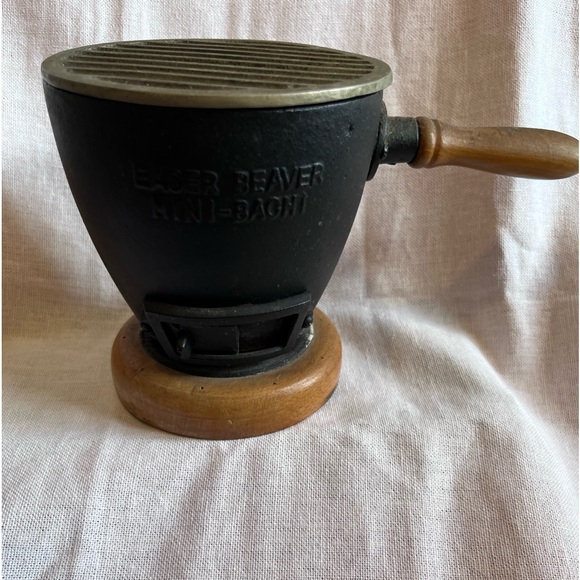 Eager Beaver | Kitchen | Vintage Eager Beaver Minibachi Small Cast Iron ...